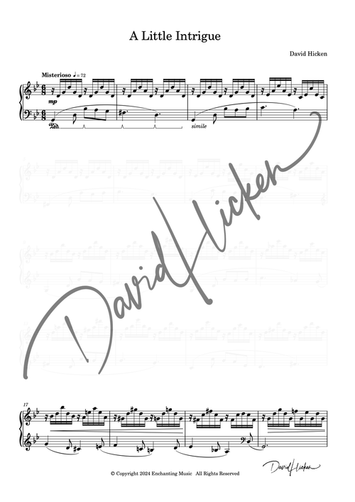 David Hicken - Composer, Pianist, Organist