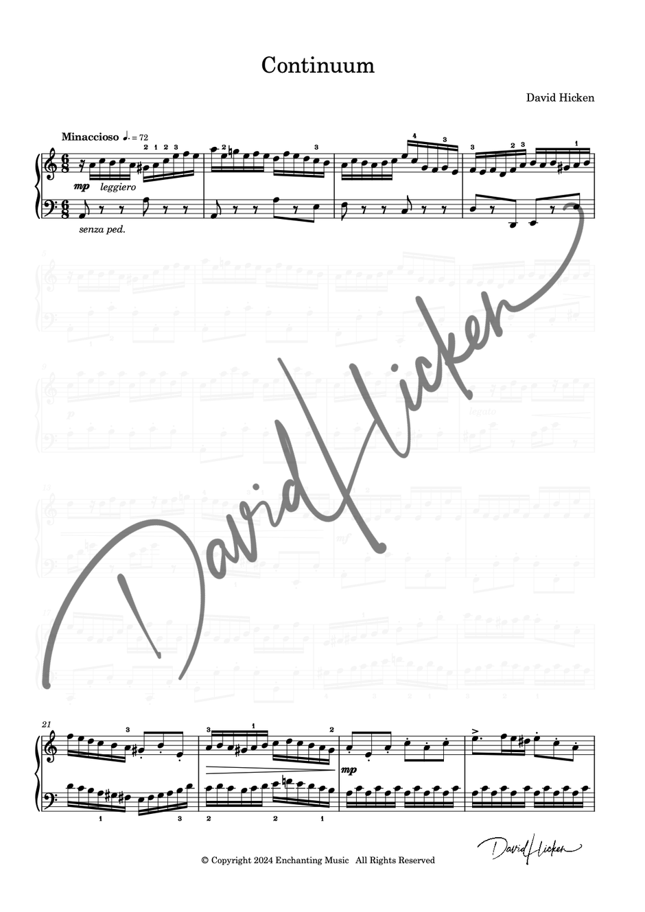 Continuum by David Hicken – David Hicken Music