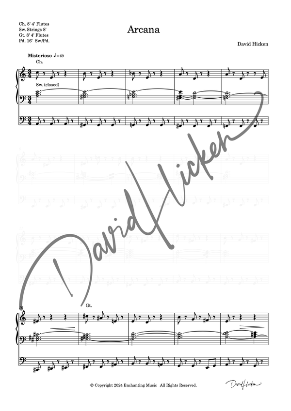 David Hicken - Composer, Pianist, Organist