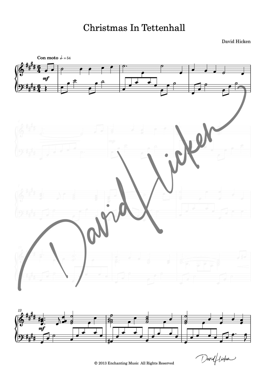 "Carols of Christmas" by David Hicken – David Hicken Music